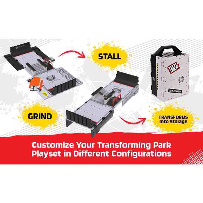 Tech Deck X-Connect Transforming Skate Park - The Berrics | Powerskate